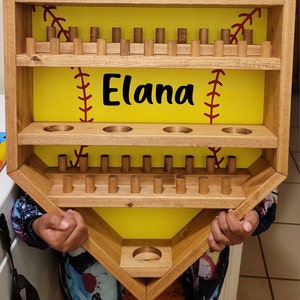 Softball Ring and Ball Display, Softball Ring Display, Softball Ring ...