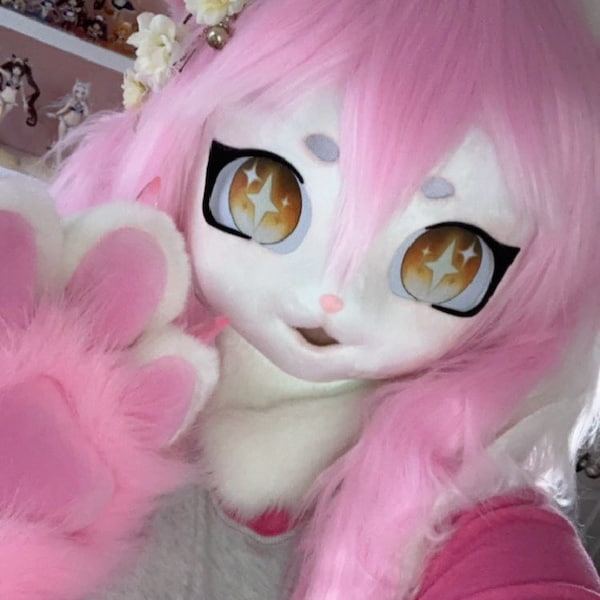 Fursuit Feet Paws, Toony Foot Paw, Kemono Foot Paw, Light Pink Cat Paws ...
