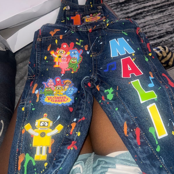 Custom Overalls-any Theme- Any Character - Etsy