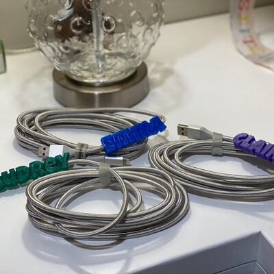 Cable Labels: Custom Name Tags for Your Charging Cables - Etsy