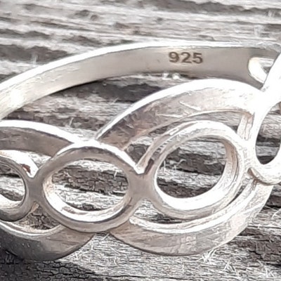 R000129 Plain STERLING SILVER Ring Solid 925 - Etsy