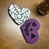 Halloween Home Decor, Spooky Halloween Mug Rug, Spooky Punch Needle ...