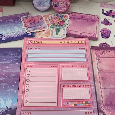 Sparkles Aesthetic Sticky Note - Etsy