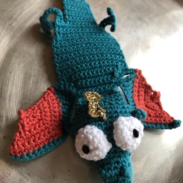 Dragon Bookmark Crochet Pattern | Amigurumi PDF Pattern - Etsy