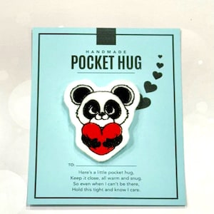 PRINTABLE Pocket Hug Tags Digital PDF DIY Packaging, Backing and ...