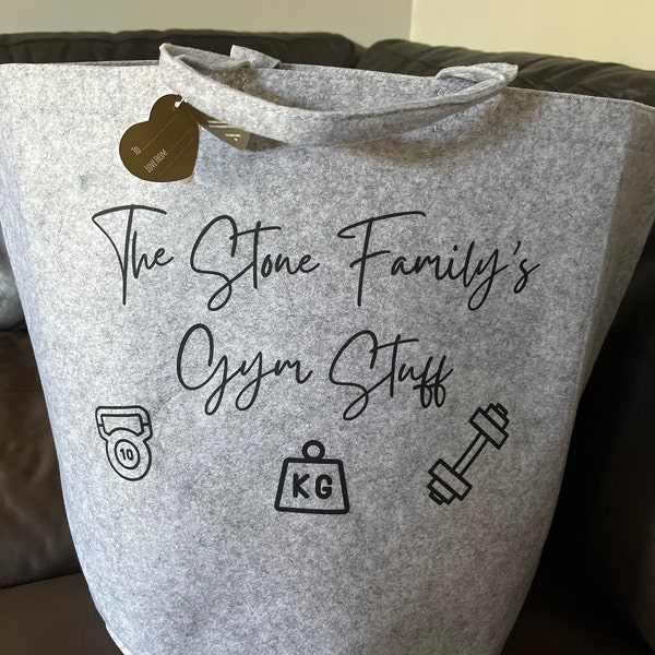 Personalised Felt Trug Storage Bags,storage Bag Basket , Toy Storage ...