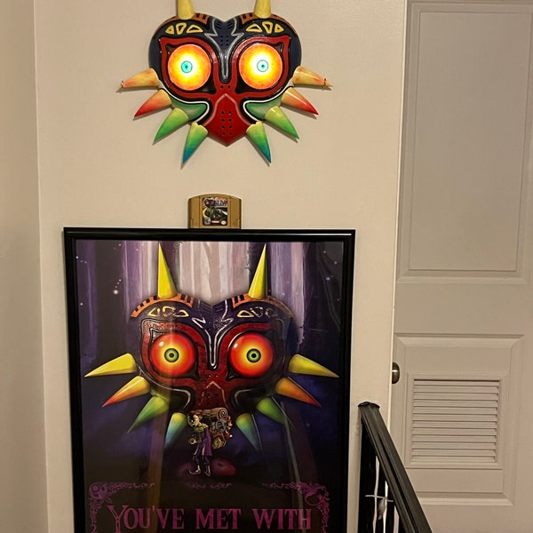 Wearable LED Majora’s Mask Legend of Zelda Halloween Christmas Birthday ...