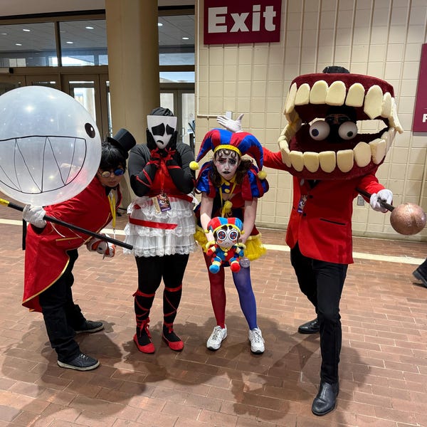 Gangle Mask for Cosplay - 6 Options, Digital Circus Inspired, Cosplay ...