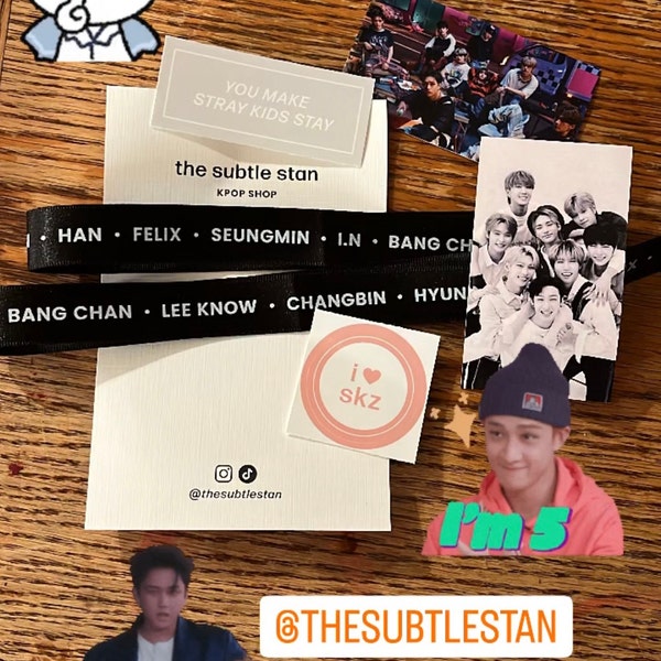 STRAY KIDS Member Ribbon | STAY | Kpop Merch | Nachimbong Bow | Bang ...