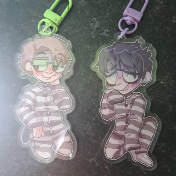 Kokichi Ouma Danganronpa Charm - Danganronpa V3 Keychain - Etsy