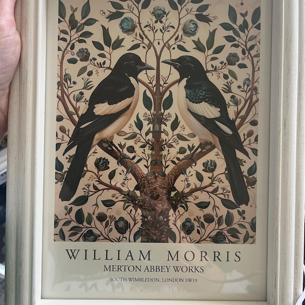 Dragonfly Print, William Morris Style Illustration, William Morris ...