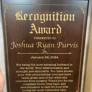 High School Diploma Plaque, Graduation Gift, Custom Diploma Certificate ...