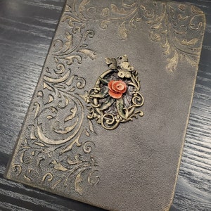 Personalized Leather Journal With Lock and Key, Leather Notebook ...