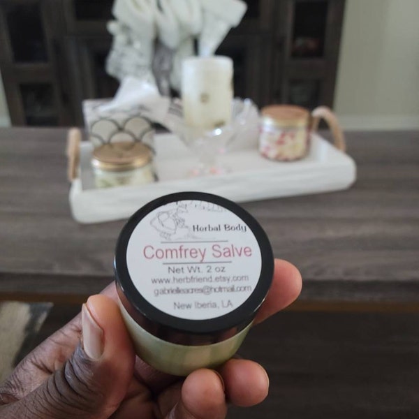 Comfrey Salve - Organically Grown Comfrey - Organic Ingredients ...