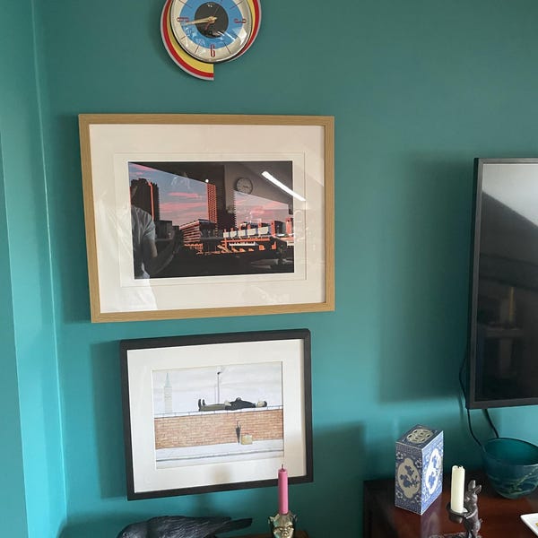 Mid Century Modern Wall Clock - Atomic, Jetsons, Retro Style for Home ...