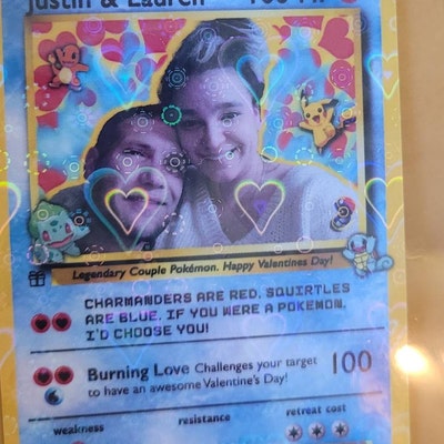 Pokemon Custom Card, Pokemon Anniversary Card, Pokemon Birthday Card ...