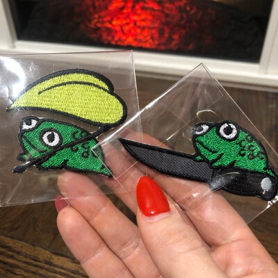 Frog Iron on Patch, Patches, Frog Patches Iron on ,embroidered Patch ...