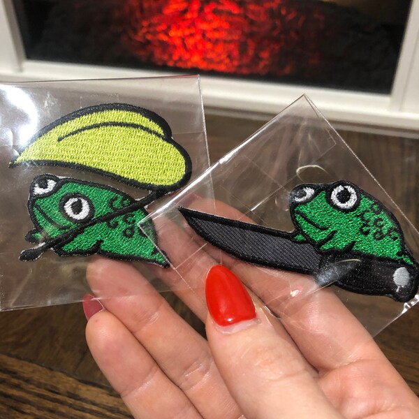 Frog Iron on Patch, Patches, Frog Patches Iron on ,embroidered Patch ...