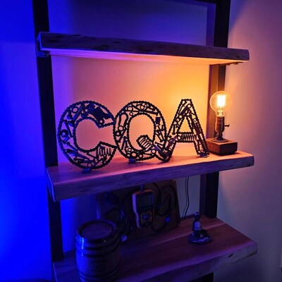 Custom Car Part Letter Sign Personalized With Any Letter, Unique ...