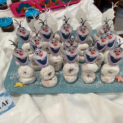 Olaf Marshmallow Pop instant Download - Etsy