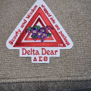 Delta Sigma Theta duck-walk Patch - Etsy