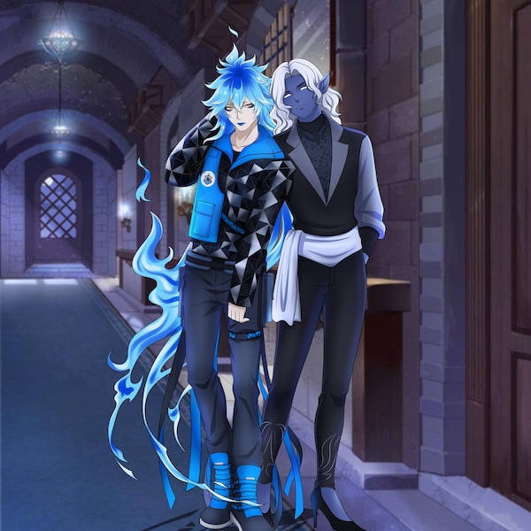 Personalized Anime Drawing, Custom Anime Portrait, Custom Anime Art ...