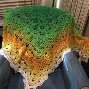 Victoria's German Shells Shawl Pattern / PDF Instant Download / Crochet ...