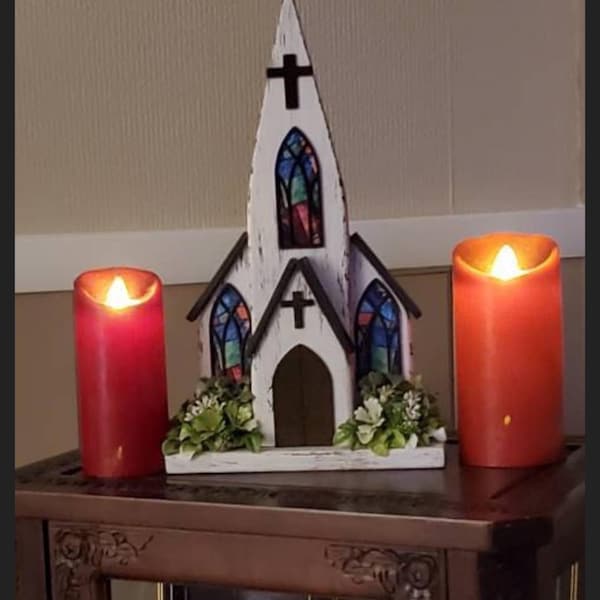 Wood Handcrafted Churches - Etsy