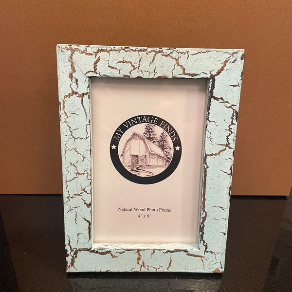 MY VINTAGE FINDS Rustic Photo Frame Distressed Wood Picture Frame - Etsy