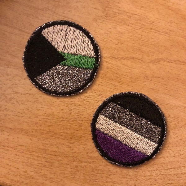 LGBT Gay Pride Round Scout Glitter Sew or Iron on Embroidery Patches - Etsy