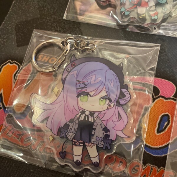 Hololive Vtuber Doujin Double-sided Acrylic Keychain Charm Volume.14 - Etsy