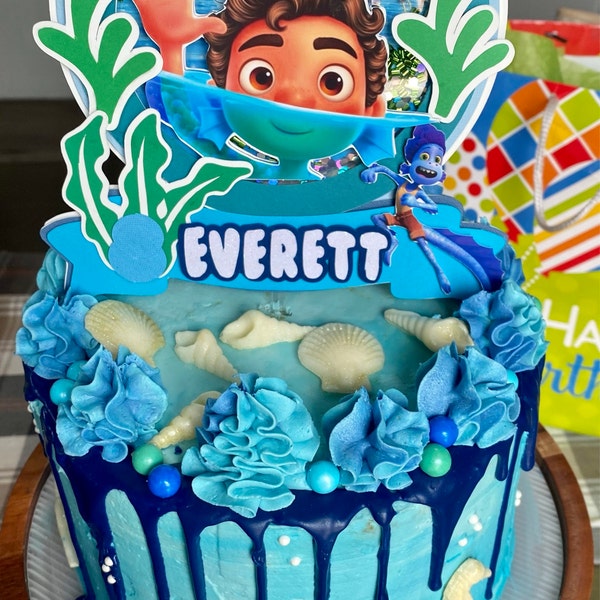 Luca Cake Topper, Luca Birthday Decorations, Luca Party Supplies, Luca ...