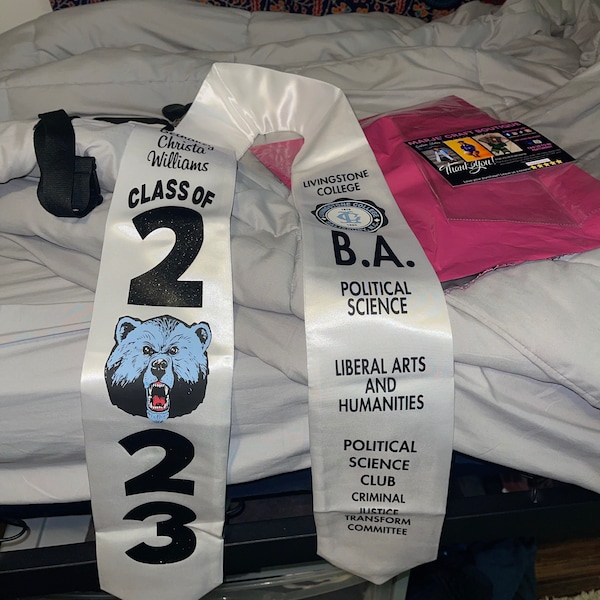Custom Graduation Stole; Graduation Sash; Graduation Stole; - Etsy