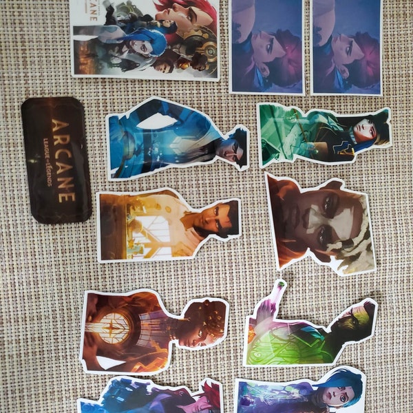 Arcane Sticker Pack - 18 Stickers From the Netflix Show, Arcane - Etsy