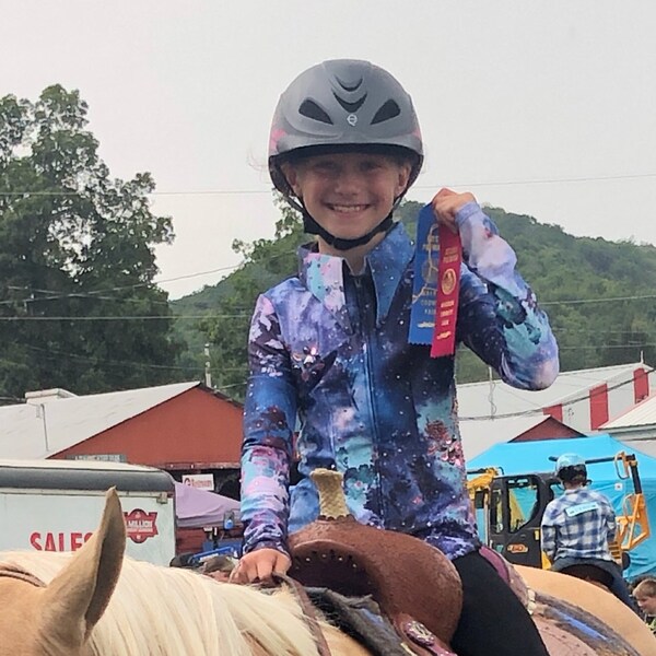 Glass Ceiling Kylee Cut Horse Western Rodeo Stretch Show Shirt Rail ...