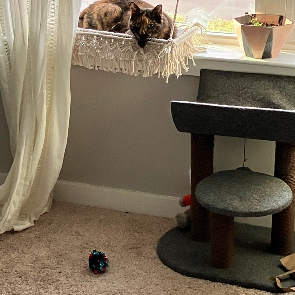 Cat Toy, Cat Macrame Toy, Kitten Toy, Cat Kickers, Toy to Hunt for Cats ...
