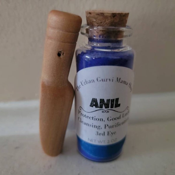Blessed Anil Powder in Apothecary Corked Vial || Hand-ground || Bolsa ...