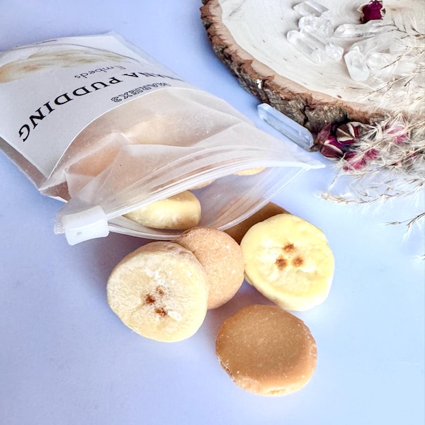 Banana Pudding Wax Embeds for Candles - Strong Scented Dessert Wax ...