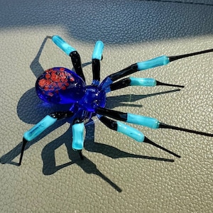 GLASS SPIDER Lampwork Handcrafted Glass Animal Art Glass - Etsy