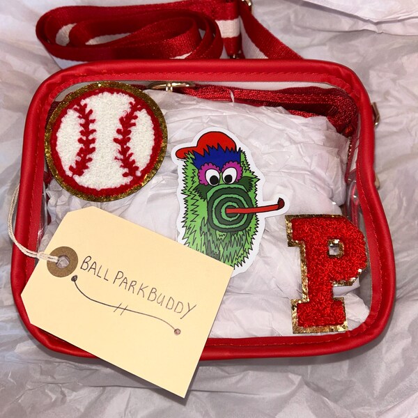 Ballparkbuddy- Phillies Stadium Bag Featuring the Phillie Phantic - Etsy