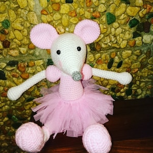 PATTERN Ballerina-mouse Crochet Pattern, Amigurumi Pattern, Crochet ...