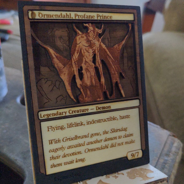 Custom Wooden Proxies/orica Cards - Etsy