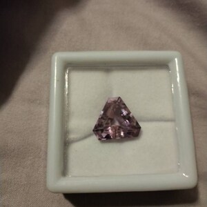 Quality Lab Created London Blue Topaz Triangle Shape 12X12X8.40MM Step ...