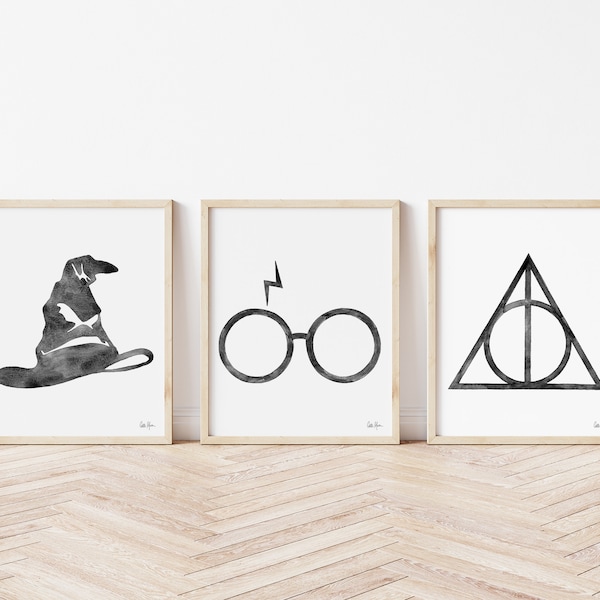 Three Frames, 8x10 Frame Mockup, Set of Three, Triple Wood Frames ...