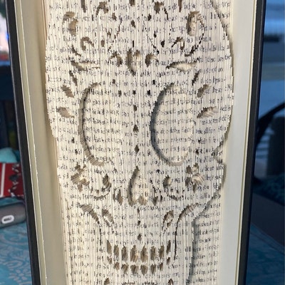 The Letter S Book Fold PATTERN Cut and Fold Pattern - Etsy