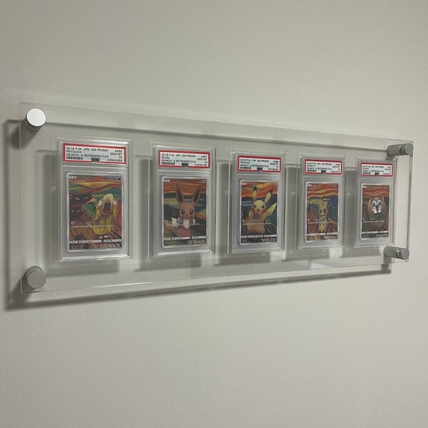 Pokemon Card PSA Slab Display Frame 3x1 - Etsy Australia