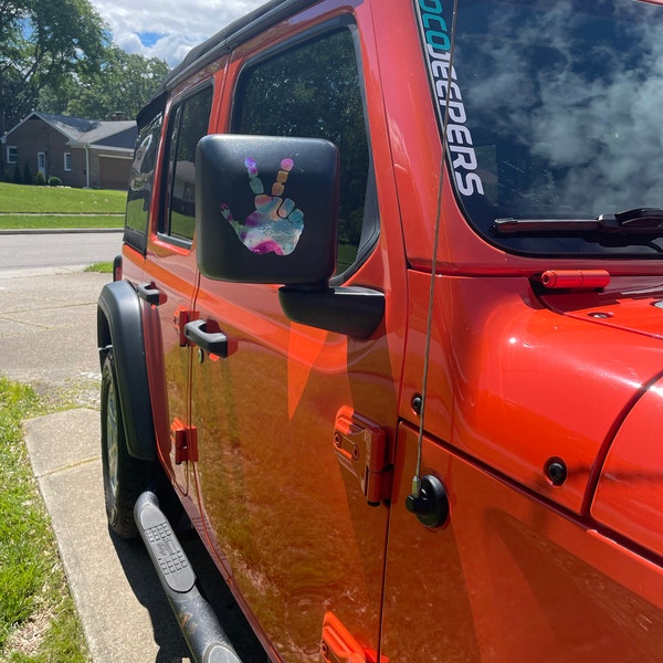 Custom Hood Decals Set of Two, Layered Jeep Hood Decal, Hood Decals for ...