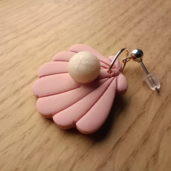 MINI FLUMP Handmade Twisted Hoop Polymer Clay Earrings Boho Huggie ...