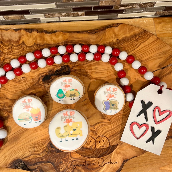 Valentine's Day Food Pairs Clip Art -personal and Limited Commercial ...