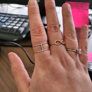 Sterling Silver Female Symbol Ring, Feminist Symbol Ring, Venus Symbol ...